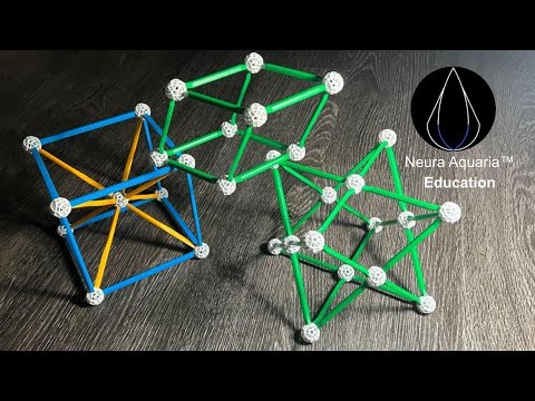 Modeling FCC, BCC cubic and trigonal crystals using a kit