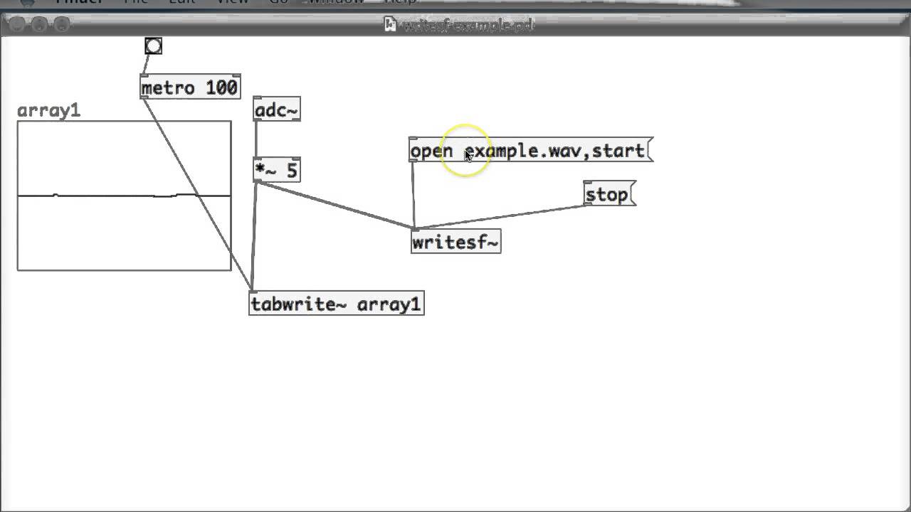 Pure Data Tutorial 20 - writesf~ object pure data