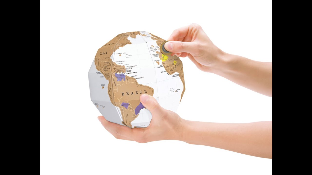 Luckies Scratch Globe - The Planet Collection