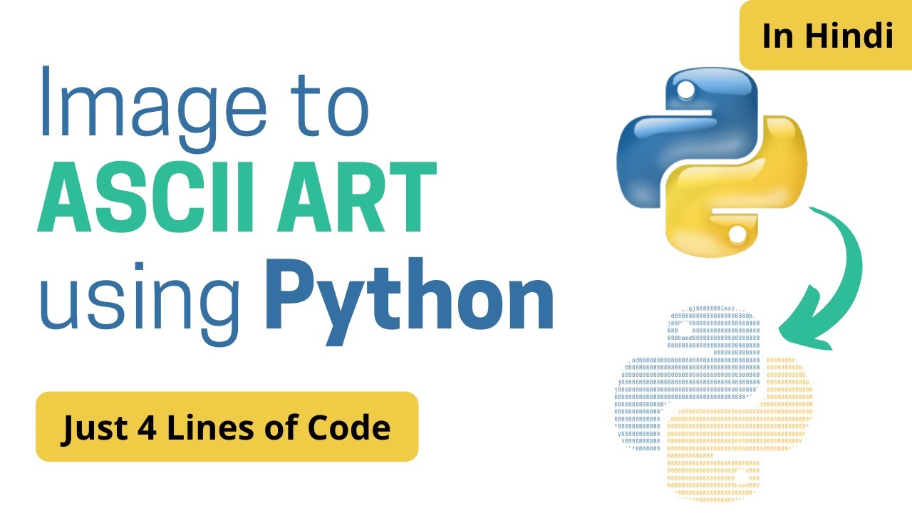 Image to ASCII Art using Python | Python Ascii Magic Module