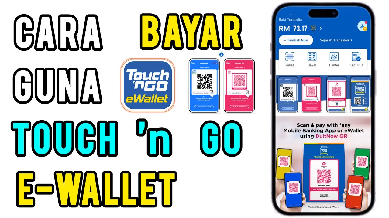 Cara bayar guna Touch n Go Ewallet