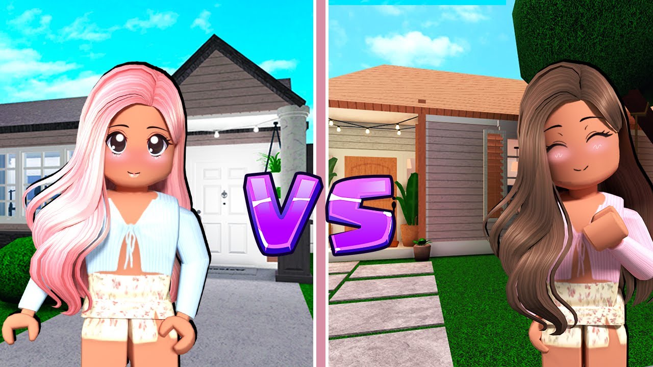 STARTER HOME SISTER BUILD OFF | Bloxburg