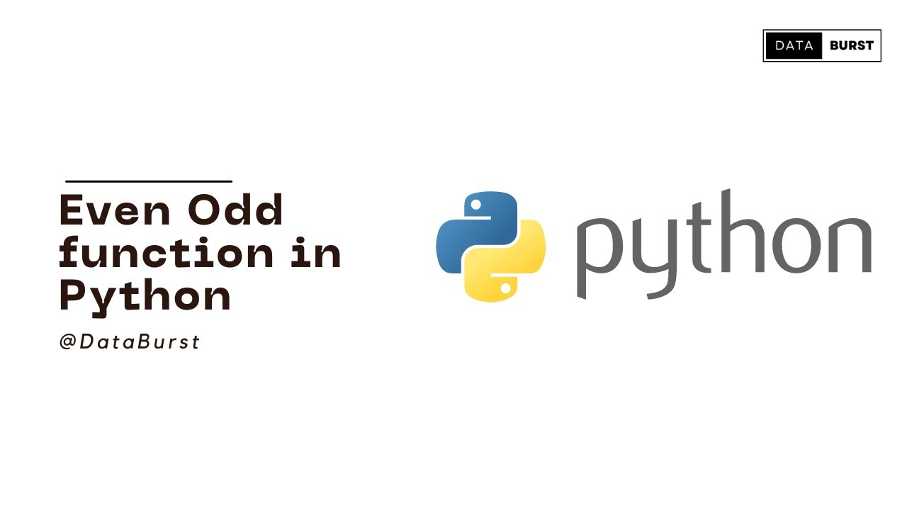 Python Tutorial: Python Function to Check Odd or Even Numbers | Beginners Guide