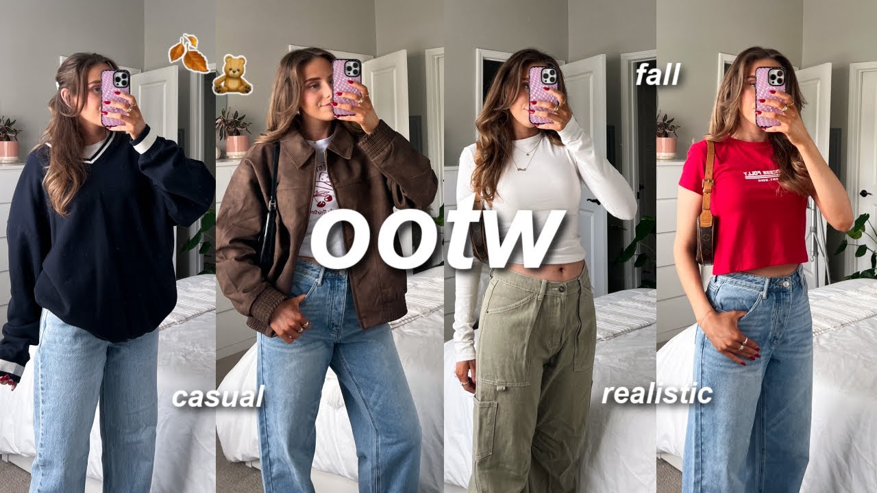 FALL OUTFITS OF THE WEEK | casual outfit ideas for fall 2023! (what I *actually* wear in a week)