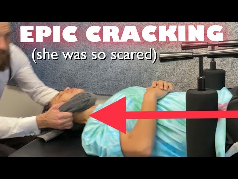 Never Cracked & SCARED *Gets Ring Dinger®. Deep Crunch Therapy. SI Joint Pain and Rib Fixed.