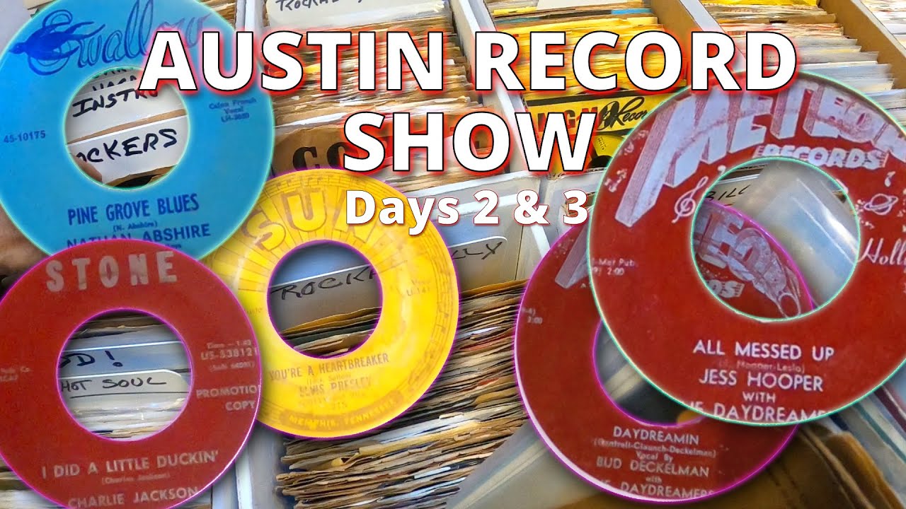 Buying awesome vinyl records at the Austin Record Show! Days 2 and 3!