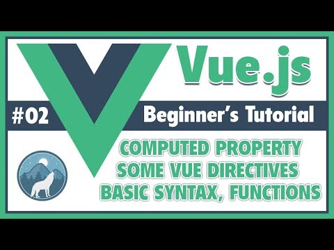 Learn 2 Vue Js Computed Property Directives Writing Basic Syntax Functions | Beginner s Tutorial ...
