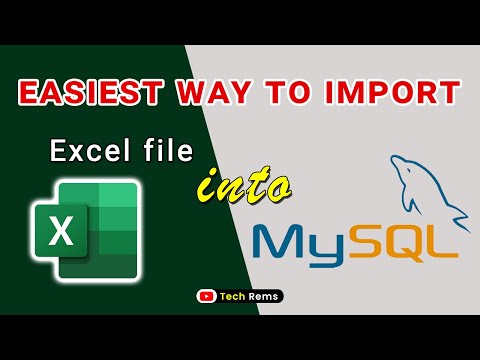 How to Easily Import Excel Tables into MySQL Workbench