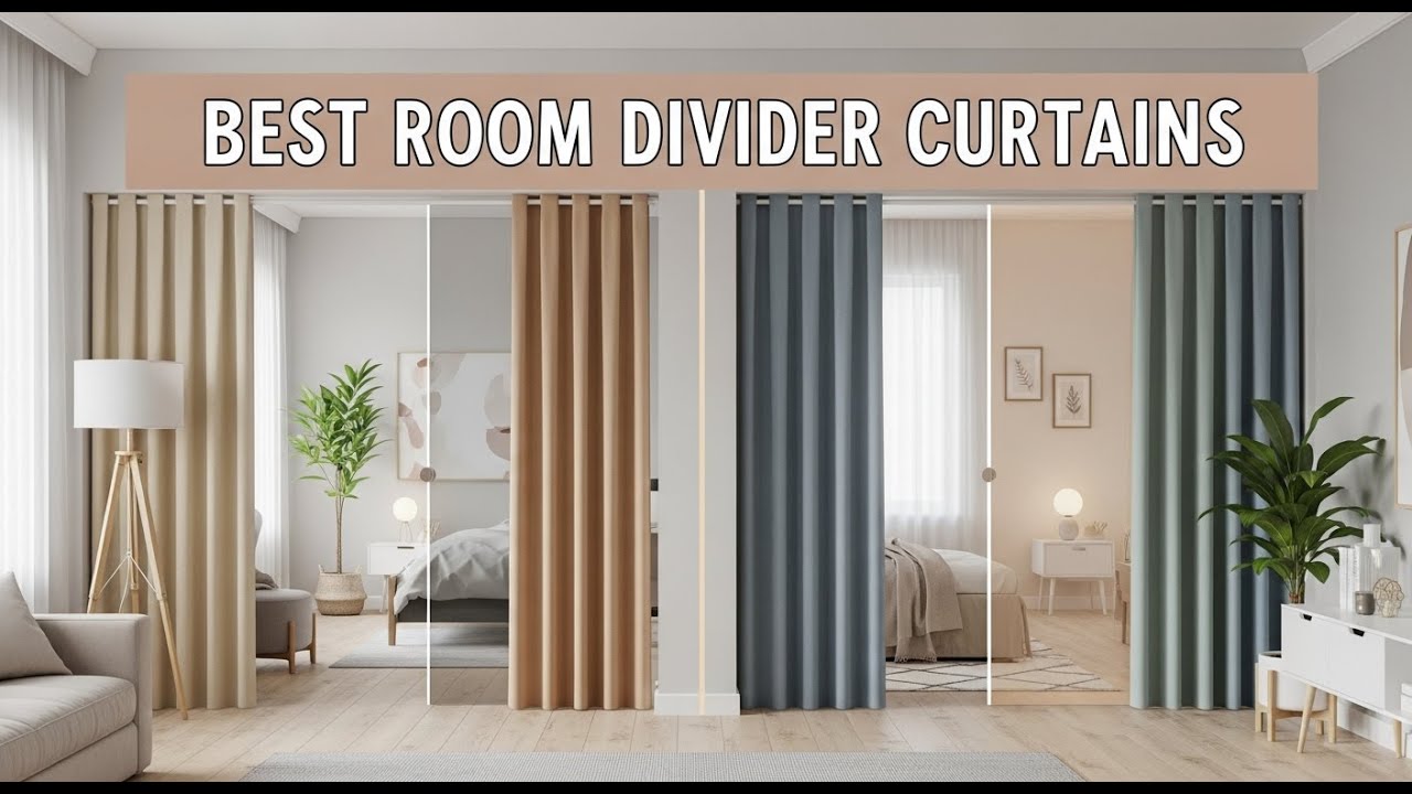 TOP 5 Best Room Divider Curtains 2026 | Affordable room dividers