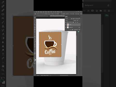 Coffee ☕ label blending || #photoshoptutoria #photoshoptutoria #photoshopeffect #photoshopt #adobe