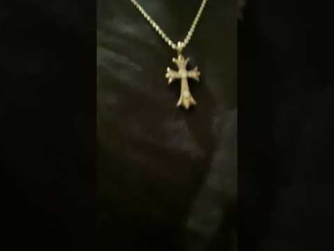 Chrome hearts diamond cross #chromehearts #diamond #diamond #fashion #necklace #cross #luxury #2025
