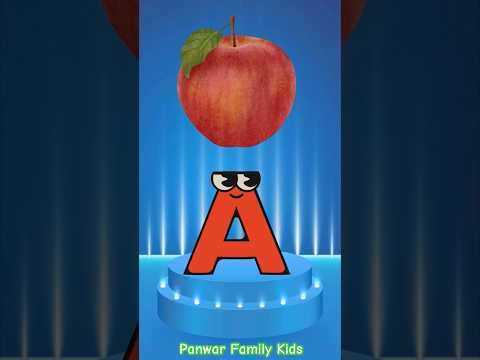 A for apple B for ball abc alphabet abcdsong #abcd #nurseryrhymes #shorts #aforapple #viralvideo