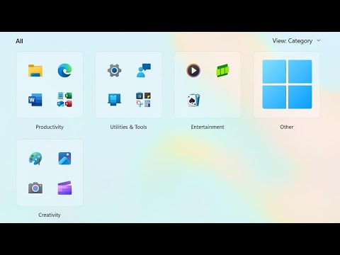 A Closer Look at Windows 11's New Start Menu 'Category' View (Its Going to Have a "Mind of its Own")