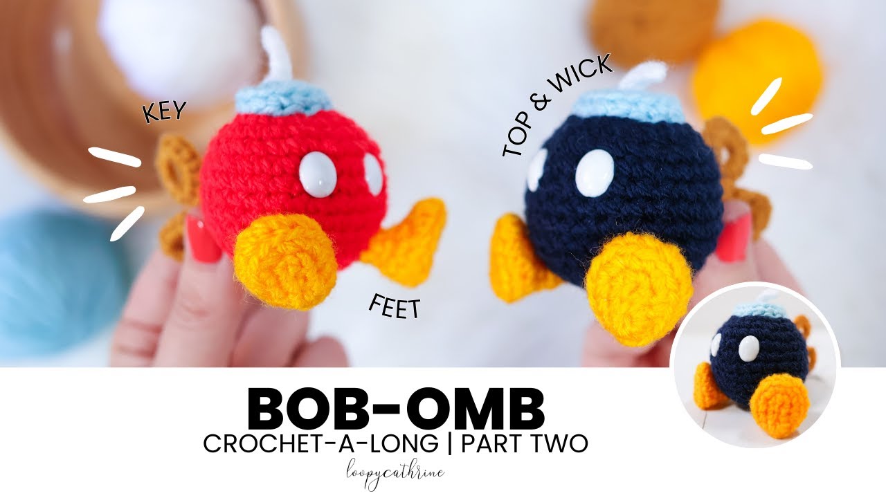 Bob-omb Amigurumi Pattern Part Two | Crochet-along