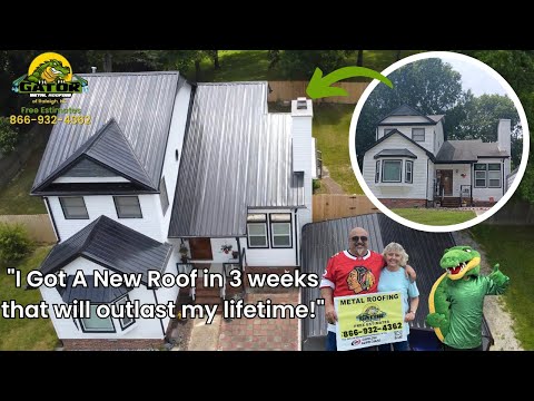NC Homeowner's New Roof Install Gator Metal Roofing Customer Testimonial