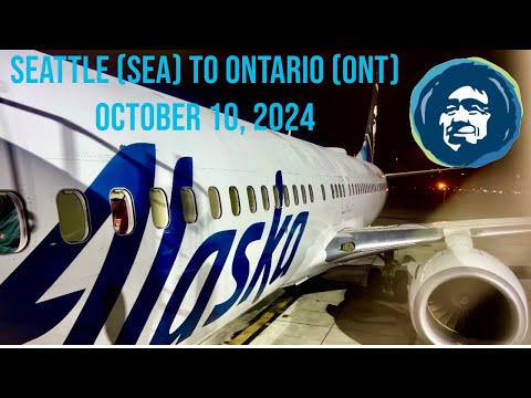 Alaska Airlines: Seattle to Ontario October 10, 2024