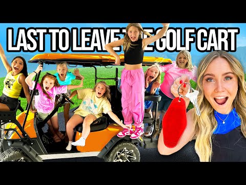 LAST TO LEAVE THE GOLF CART W / 12 KiDS!!