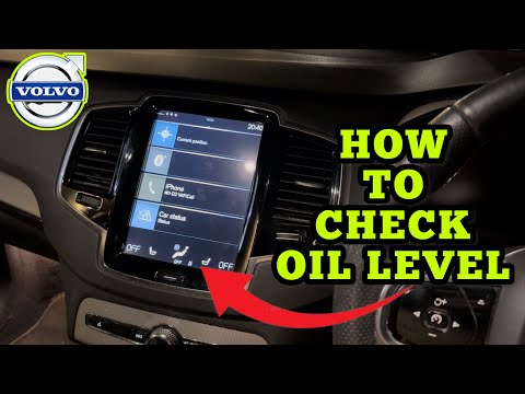 Volvo XC90 2016 - 2022 How To Check Engine Oil Level Check | DIY