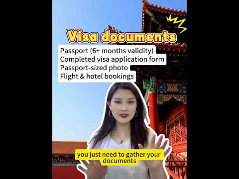 3 Easiest steps for Americans to visit China 2025. #chinatravelguide #traveltips #usavisa#visaapply