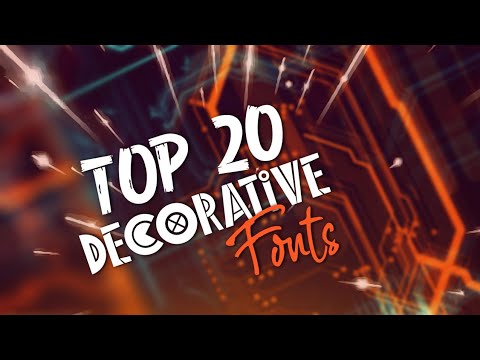 Download Free Fonts || Top 20 decorative fonts free download || best fonts For Free