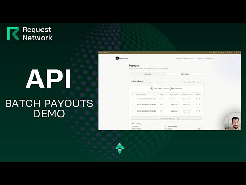 Request Network API - Batch Payouts Demo
