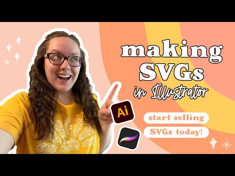 How I Create Sellable SVGs in Adobe Illustrator + Procreate