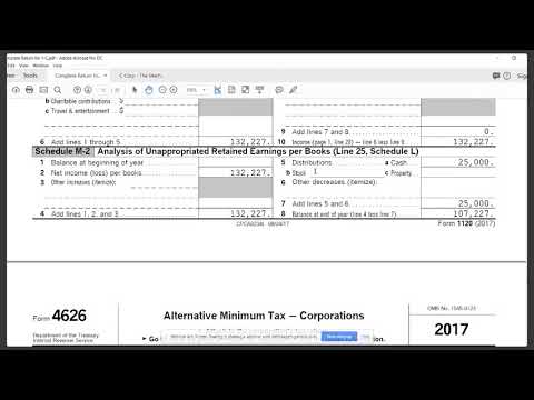 What is the purpose of Schedule M-2 on Form 1120?