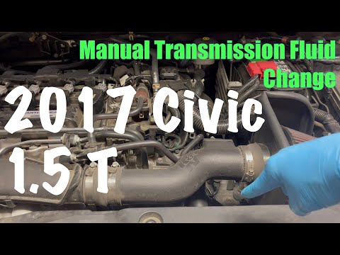 2017 Civic MANUAL TRANSMISSION FLUID Change