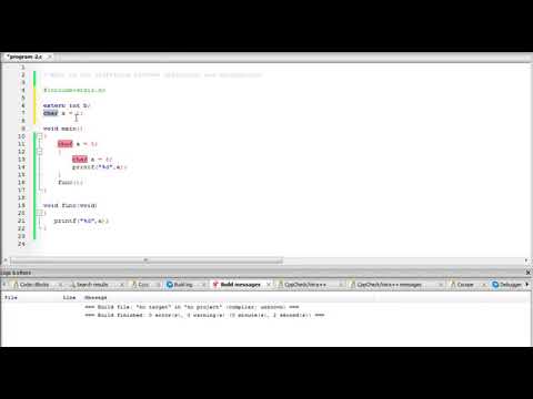C Programming - Difference between Definition and Declaration