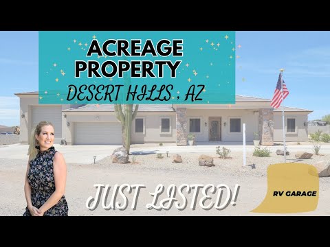 Desert Hills AZ | RV Garage| New Listing For Sale