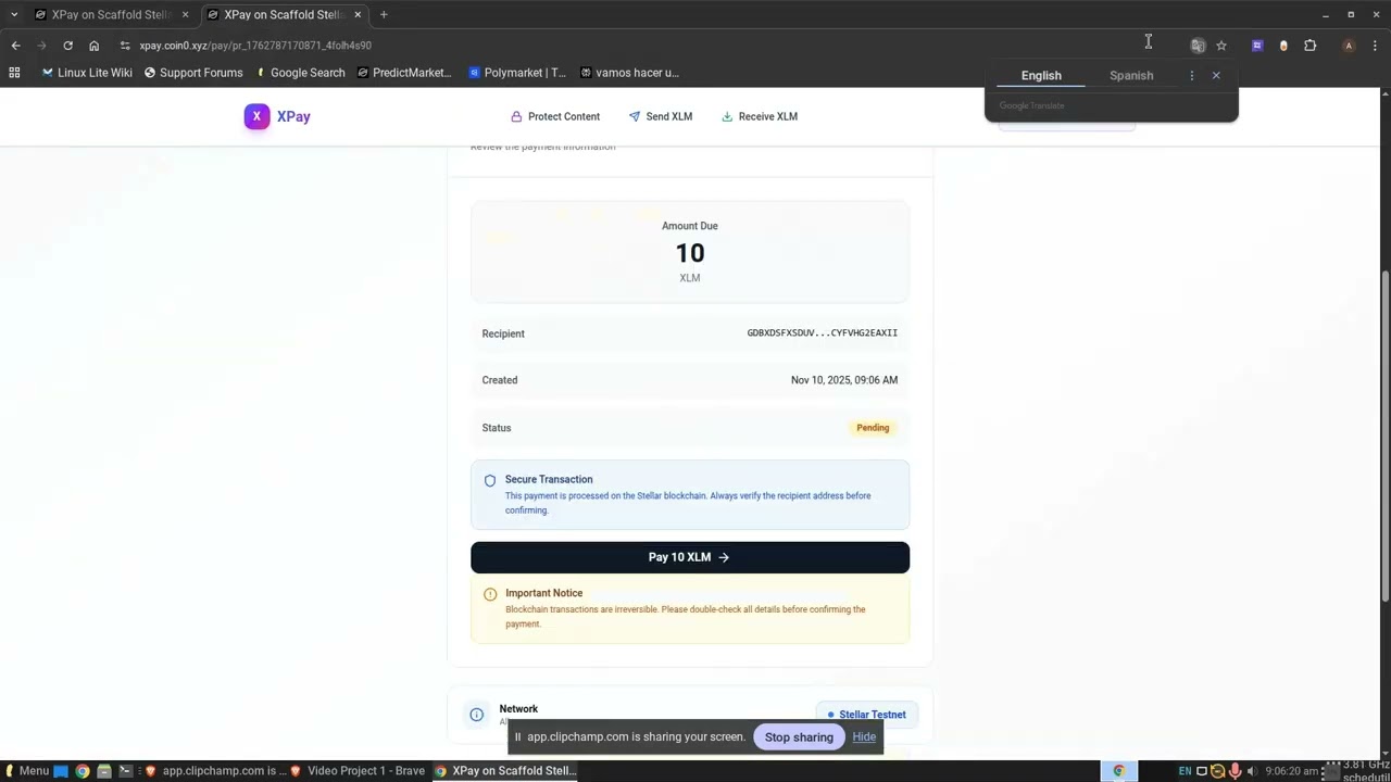 Xpay - Stellar Payments & Content Protection Platform