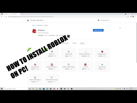 How To Install Roblox+ On Google Chrome! (PC)