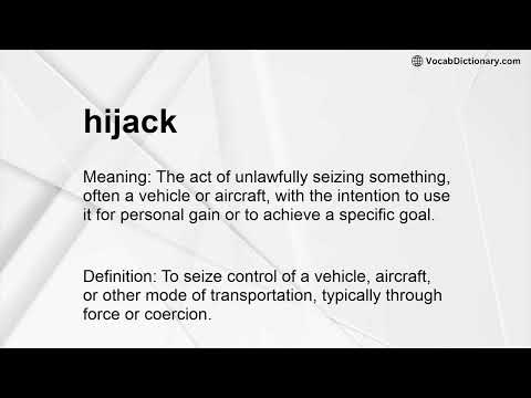 hijack Meaning