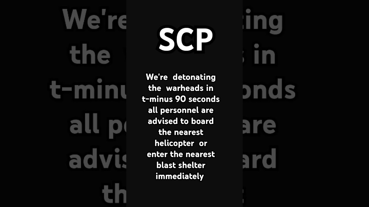 [SCP] Alpha Warhead