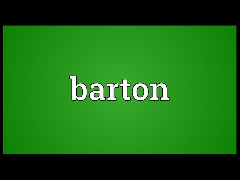 Barton Meaning
