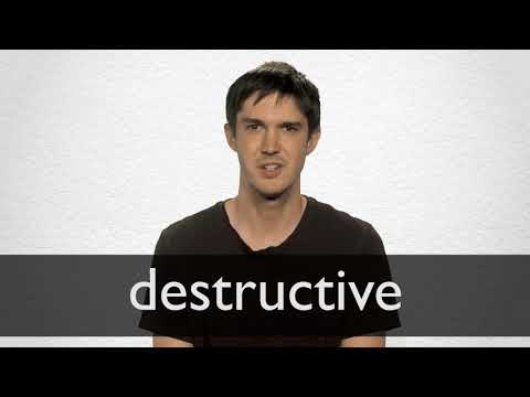 DESTRUCTIVE 释义 | 柯林斯英语词典