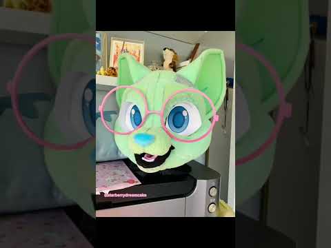 My first fursuit build! Welcome: Starberry🍓✨ #furryfandom #fursuit #furry #kemono