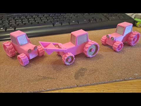 Free STL file Tractor 4 🚜 ・3D printable design to download・Cults