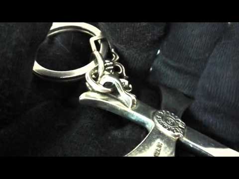 Preview!Chrome Hearts Key Ring CH Cross Large☆