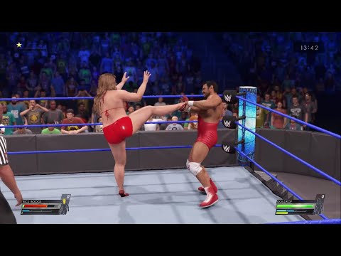 Live WWE 2K25 | Brock Lesnar vs. Indian Female Wrestler On WWE Smackdown Today Live  #shorts