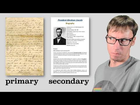 The Primary and Secondary Sources Song