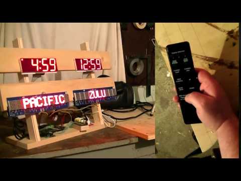 How To Program Time Zones Using Infrared Remote BRG Precision Clock MegaTiger