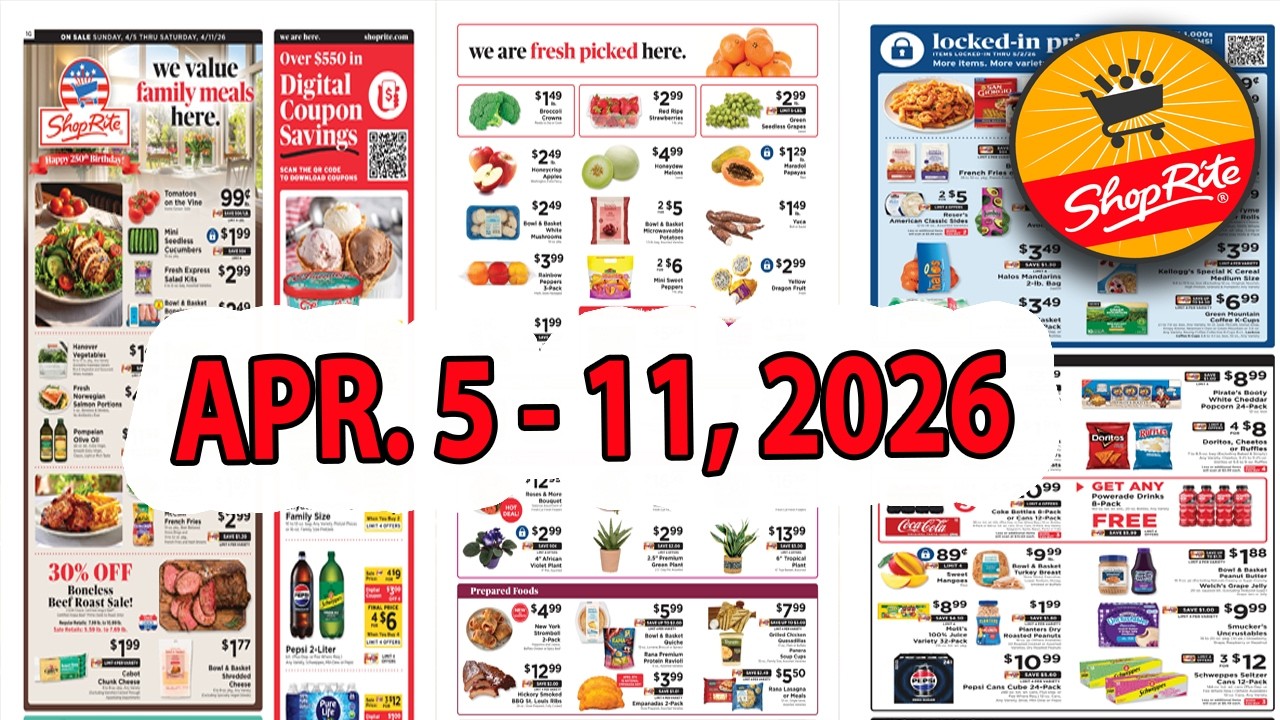 ShopRite Weekly Ad April 5–11 🔥 Best Deals & Savings #shoprite #weeklyad #deals