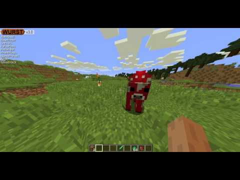 Minecraft - How-to Force OP on 1.8.x with the Wurst Hacked Client - WiZARD HAX