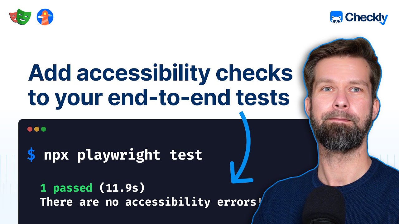 Add accessibility checks to your Playwright end-to-end tests