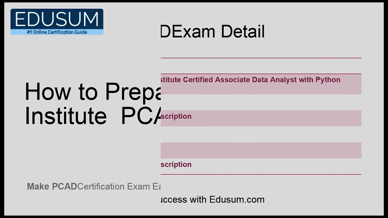Python PCAD Prep Tips That Actually Work