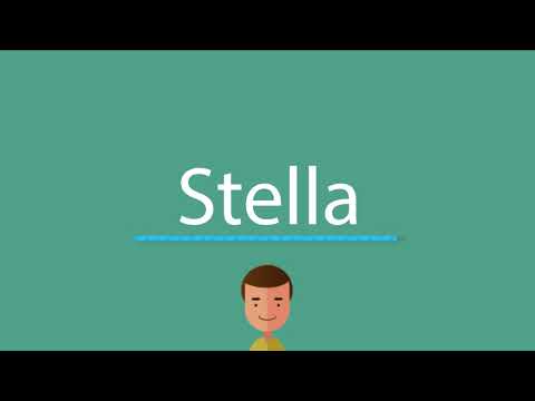 How to say Stella