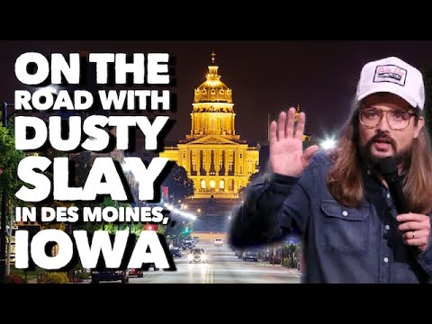 On the Road with Dusty Slay in Des Moines, Iowa.