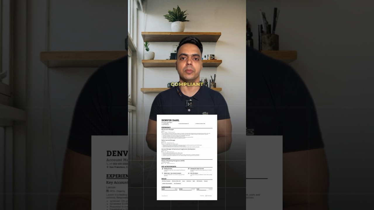 Create Resume with Claude AI: ATS Compliant and Keyword-Optimized resume | #resumetips