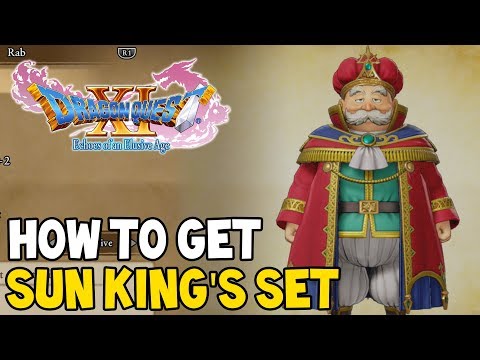 Dragon Quest XI How To Get The SUN KING'S SET Outfit For Rab Guide
